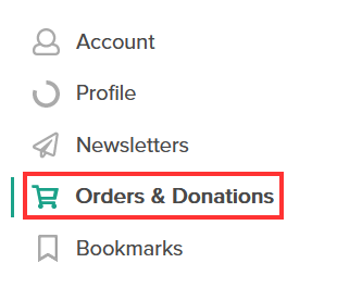 Where can I view my purchase history?